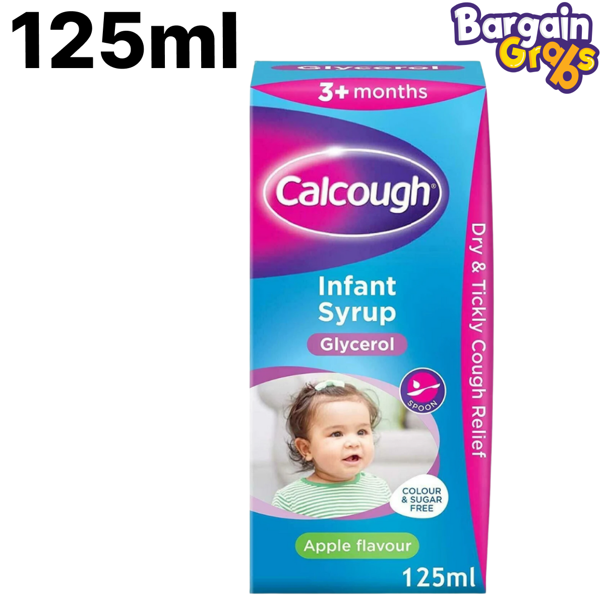 Calcough Apple Flavour Cough Syrup 125ml | Bargain Grabs – Bargain Grabs